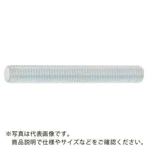 特長：頭がなく全長がネジ部のボルトです。現場で必要に応じた長さに切断して使用することができます。「長ネジ」、「全ネジ」と呼ばれることもあります。仕様：ねじ径：M5長さ(mm)：75全ねじ材質／仕上：鉄(または標準)表面処理：ユニクロメッキ　...