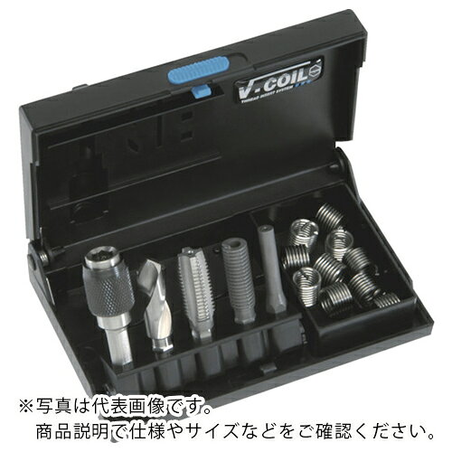 特長：ラチェットハンドル（凹6.35mm）、電気ドライバーですべての作業が可能です。セット工具は全て六角軸（6.35mm）タイプです。アダプター付なので効率的な作業ができます。潰れたねじの修復、強化が可能です。インサートねじを挿入できるスタ...