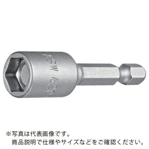 特長：強力なマグネットが付いておりナットを保持できます。インパクトドライバーの使用でも高い耐久性を発揮します。丁寧な焼き入れ処理が施されており丈夫です。用途：ナットの締め付け取り外しに。仕様：差込寸法(mm)：6.35対辺寸法(mm)：7....