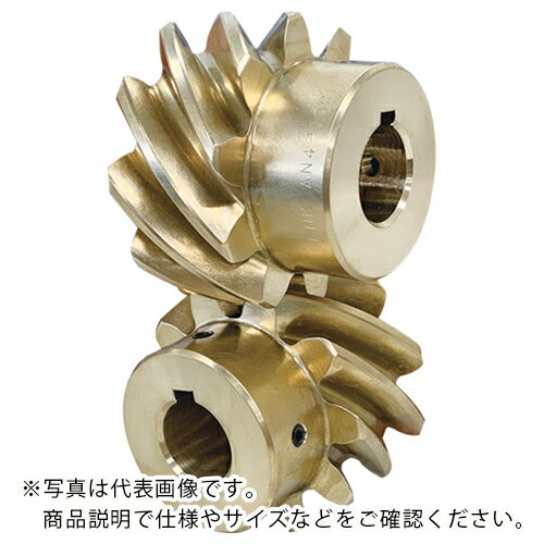 特長：アルミニウム青銅製の歯車で、耐摩耗性に優れた製品です。用途：動力伝達用歯車用。仕様：モジュール：m2歯数：10基準円直径(mm)：28.28歯幅(mm)：20穴径(mm)：12全長(mm)：35ねじれ方向：L形状：S1Kボス径(mm)...