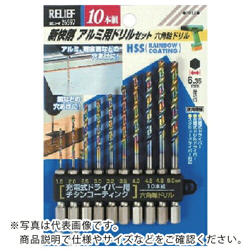 特長：クロスシンニング加工でクイ込みが抜群で、スムースに穴あけ作業ができます。用途：アルミ・軽金属・銅などの穴あけ作業に使用できます。仕様：φ1.5mm　2mm　2.5mm　3mm　3.2mm　3.5mm　4mm　4.5mm　4.8mm　5...