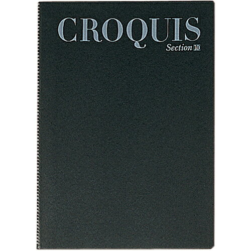 特長：ファッションイラストやラフプランのメモなど多彩な用途に使えます。仕様：用紙サイズ：B4中紙(枚)：70色：ブラック縦(mm)：383横(mm)：273背幅(mm)：12型番：S227B4サイズ　セクションクロッキー　●代表画像について...