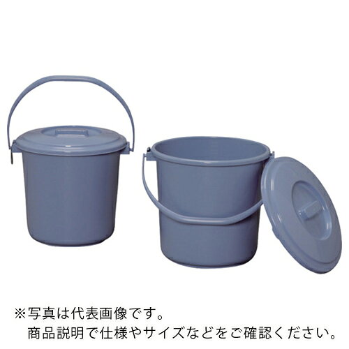 特長：小〜大容量・広口まで幅広い品揃えのバケツです。ホース掛け部があるので、ホースを引っ掛ければ楽に水をためられます。フタをすればペールとしても使用できます。仕様：容量(L)：25間口(mm)：367高さ(mm)：340色：ブルー適合フタ：...