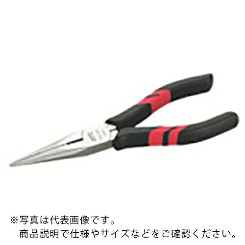 特長：ワイヤカッターの形状の見直しで切断荷重が16％軽減しました。仕様：全長(mm)：160切断能力(mm)硬線：φ1.6切断能力(mm)軟線：φ2.0先端形状(mm)E×F：2.5×3.5材質／仕上：特殊工具鋼グリップ：エラストマー樹脂注...