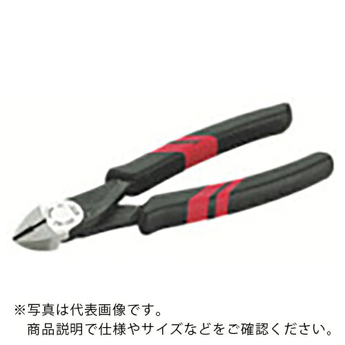 特長：先端は軟線を、根元は硬い線材を切るのに適している多機能タイプです。仕様：全長(mm)：159切断能力(mm)硬線：φ2.0切断能力(mm)軟線：φ2.6材質／仕上：特殊工具鋼グリップ：エラストマー樹脂注意：電気が流れているものには、使...