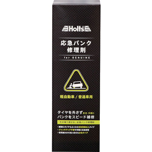 特長：ジャッキや特殊な工具を使うことなく、その場でパンク修理が可能です。修理と同時にタイヤも膨らみ、瞬時に走行可能です。チューブレス、ラジアルタイヤに最適です。用途：パンク修理に。仕様：容量(ml)：400水溶性エアゾールタイプ材質／仕上：...