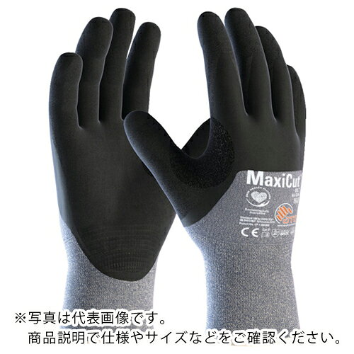 特長：耐切創・耐水・耐油性と快適・柔軟・作業性を備えた手袋で、油を扱う環境で切創事故の危険性が高い精密作業に最適です。ハイグレードニトリルコーティングにより、優れた耐水・耐油機能を備えた手袋です。独自の特殊高機能繊維により耐切創と快適性を両...