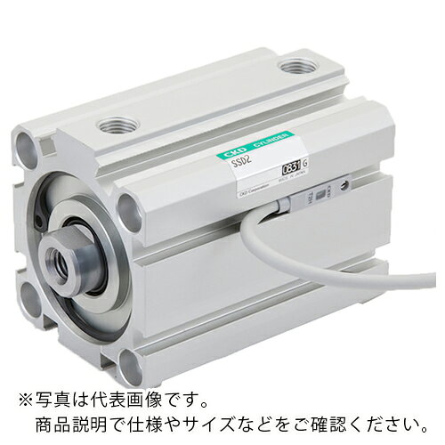 特長：一般環境から特定用途まで幅広くシリーズを取り揃えた省スペースシリンダです。シリンダスイッチ溝を4面すべてに配置しました。配管ポートと同一面にもシリンダスイッチを搭載でき、視認性、メンテナンス性をアップしました。ロッド先端はめねじです。...