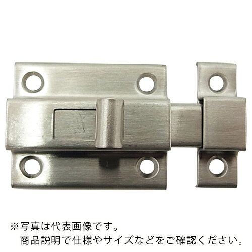 特長：取り付けの対応範囲が広く、操作が簡単です。用途：木製扉や家具の簡易戸締りに。仕様：ステン丸棒ラッチ　BH−164　ダイ材質／仕上：本体：ステンレス(SUS304)　●代表画像について 商品によっては、代表画像を使用している場合がござい...