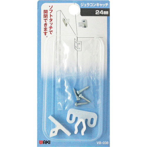 特長：ソフトタッチで開閉できます。用途：木製の家具の扉に。仕様：色：白全長(mm)：24取付ピッチ(mm)：16受座有無：有規格：24mm使用木ネジ(mm)：2.1X10　●代表画像について 商品によっては、代表画像を使用している場合がござ...
