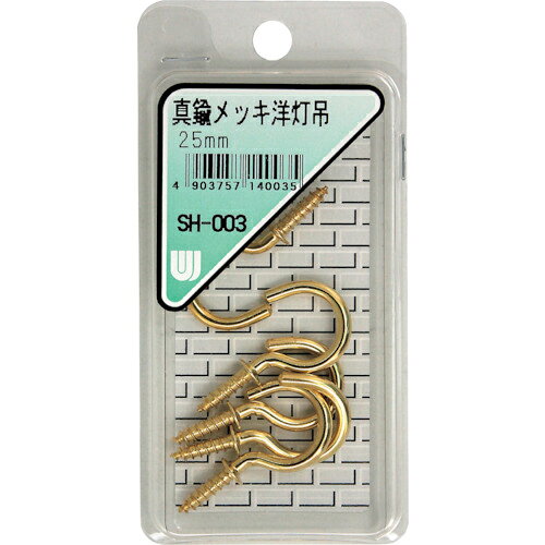 特長：木部用で小物などを吊るすのに、木部にネジ込んで取付ける金具で、堅い木の場合はキリで下穴をあけてネジ込んで下さい。仕様：線径(mm)：2.5　●代表画像について 商品によっては、代表画像を使用している場合がございます。 商品のカラー、サ...