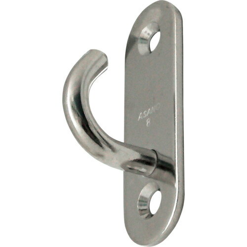 特長：壁面にチェーン類を取り付ける際にご使用いただけ、狭い場所でも取り付けることが出来るタイプです。仕様：使用荷重(kg)：40　●代表画像について 商品によっては、代表画像を使用している場合がございます。 商品のカラー、サイズなどが異なる...