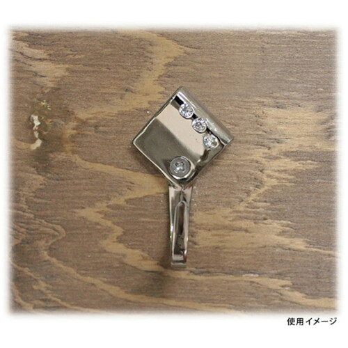 特長：柄付きなので部屋の装飾品としても楽しめるフックで、衣類、小物をおしゃれに収納いただけます。仕様：安全荷重(kg)：3　●代表画像について 商品によっては、代表画像を使用している場合がございます。 商品のカラー、サイズなどが異なる商品を...