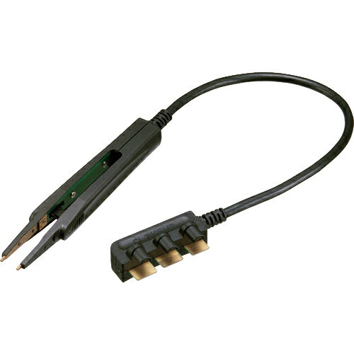 特長：LCRメータで使用する部品測定用クリップリードです。用途：研究開発用。電子部品検査用。太陽光発電用コンデンサ測定用。仕様：適合機種：LCR700SMD(表面実装部品)等小さい部品の測定に便利なピンセットタイプ開口径(mm)：13全長(...
