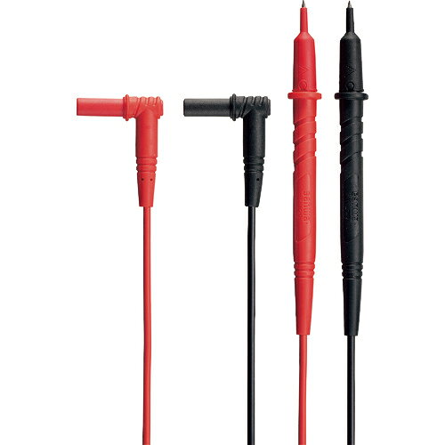 特長：クランプメータDCM2000DR用のテストリードです。全長1mピン先18mmデジタルマルチメータKP1にも使用可能です。用途：分電盤内の電圧測定用。動力機器の電圧測定用。ビル設備メンテナンス用。仕様：IEC61010 CAT.4 10...
