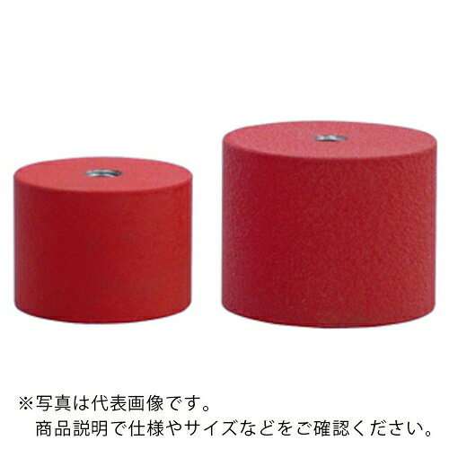 特長：プレス機器や型等への組み込みやワーク押え等広範囲に応用できます。用途：測定器取付穴。仕様：吸着力(N)：490幅(mm)：50奥行(mm)：0高さ(mm)：40取付ねじ：M8×1.25直径(mm)：50使用磁石：サマリウムコバルト磁石...