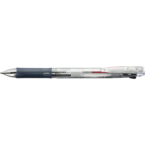 特長：スリムボディのボールペンです。仕様：芯径(mm)：0.7インク色：黒・赤替芯：BR-6A-SKキャップ式/ノック式：ノック式本体色：クリアー軸径(mm)：10.82色ボールペンバインダークリップ付ラバーグリップ　●代表画像について 商...