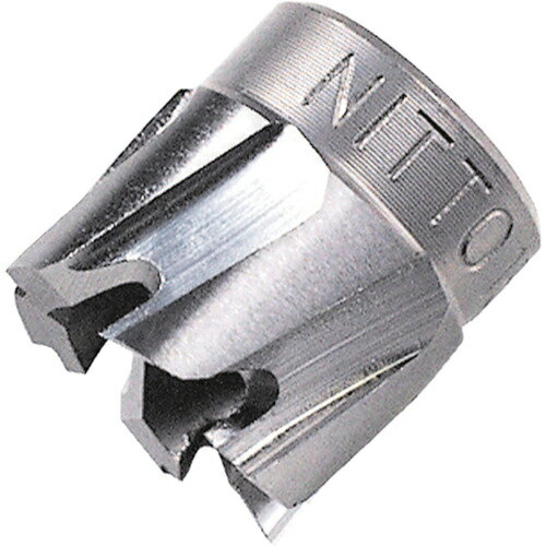 特長：高精度穴あけを実現した環状刃物です。用途：穴あけ能力:穴径11.5〜22mm。被削材:軟鋼材。仕様：刃径(mm)：14.0最大加工板厚(mm)：6適合機種：日東工器製：アトラミニエース全長(mm)：16適合パイロットピン：NO.728...