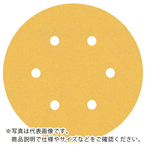 特長：砥粒をディスク表面に理想的に配置しは速い研磨スピードと平準な仕上がり面が得られます。マジック式でワンタッチで工具に装着できます。用途：木材の表面研磨に。塗装の除去に。仕様：粒度(#)：120外径(mm)：φ150色：ゴールドタイプ：マ...
