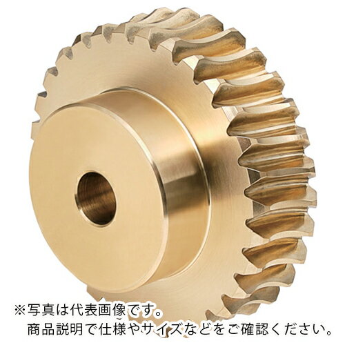 特長：歯形：並歯、圧力角：20°のウォームホイールです。用途：一般産業機械、医療機器、食品機械などに。仕様：モジュール：1.5歯数：20穴径(mm)：φ8歯形：並歯形状：1B歯幅(mm)：15歯先円直径(mm)：φ35.3全長(mm)：25...