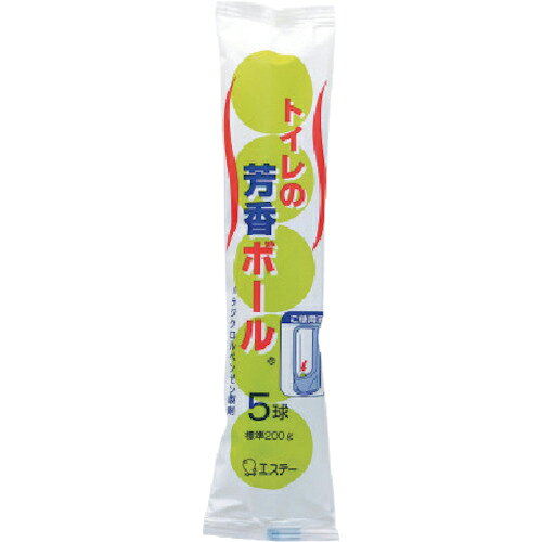 特長：芳香・防臭剤です。トイレの悪臭を防ぎます。用途：男子トイレ用。仕様：摘要：ボール型直径：38mm40g×5球入材質／仕上：パラジクロルベンゼン製剤　●代表画像について 商品によっては、代表画像を使用している場合がございます。 商品のカ...