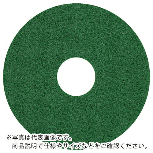 特長：作業の種類やパッドの持つ性能によって色分けがされています。一般的には明るく薄い色ほど研磨力は弱く、暗く濃い色ほど研磨力が強くなっています。用途：表面洗浄作業用。仕様：寸法(インチ)：17外径(mm)：432内径(mm)：82厚さ(mm...