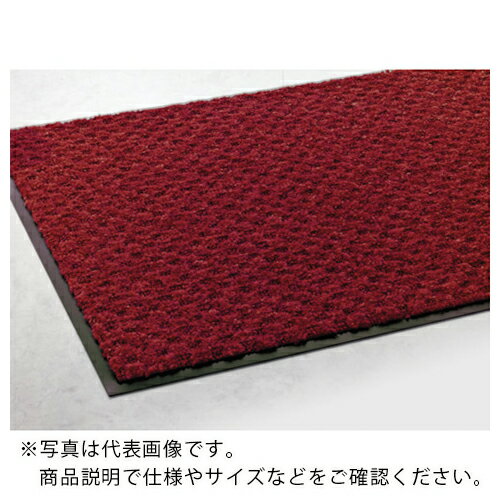 特長：抜群の除塵性能で腰が強くヘタりにくい製品です。用途：屋内、風除室、通路などに。仕様：色：ワインレッド幅(mm)：900長さ(mm)：1800厚さ(mm)：9.5泥抜き穴：なし防炎適合品：1約9.5mm(パイル7.5mm、ベース2mm)...