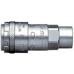 特長：プラグ、ソケットの接続は押し込むだけのワンタッチ。接続時間を短縮・能率アップ。プラグ・ソケットの接続は、押し込むだけのワンタッチ接続。接続時のシールは端面パッキング方式を採用。接続荷重が小さく、操作性がさらに向上。外周Oリング方式に比...