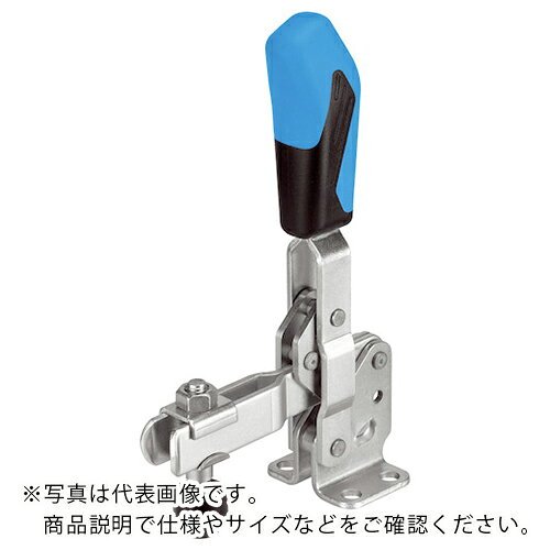 特長：下方押え型ハンドル縦型手動タイプのトグルクランプです。仕様：全長(mm)：333締圧力(kN)：5.5付属ボルト径：M12×110下方押え型ハンドル縦型　●代表画像について 商品によっては、代表画像を使用している場合がございます。 商...