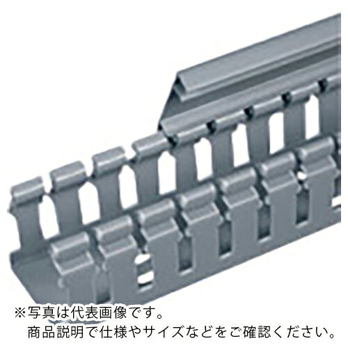 特長：鉄道車輛用材料燃焼試験の合格品です。燃焼時に塩素ガスなどの有害ガスを発生しません。2ヶ所の切り込みラインが入っているので、工具を使わずに手で簡単に側片を折り取れます。用途：電線、ワイヤ、などの保護。仕様：色：白幅(mm)：105.2高...