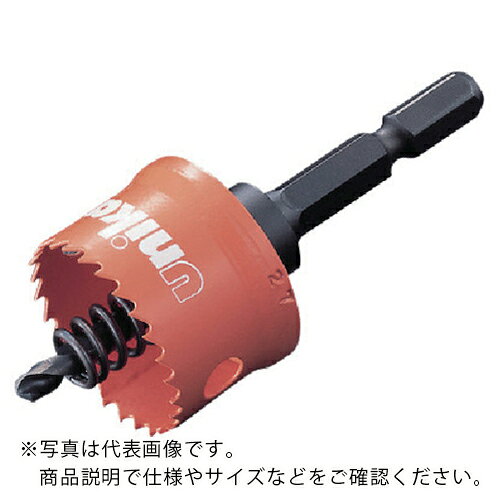 特長：インパクトドライバーで使用可能です。刃厚わずか0.5mmで刃部にコバルトハイスを使用しており、鋭い切れ味と軽快で快適な作業を実現します。用途：被削材:薄鉄板(2mm以下）、アルミ板(2mm以下)、塩ビ板、合板、FRP板、等。仕様：刃径...