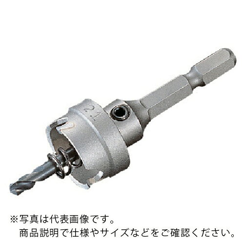 特長：充電ドリル、小型電気ドリル(400W以下）専用の超硬ホールソーです。刃先、センタードリルの切削抵抗を徹底軽減し、フル充電での切削穴数を3倍にアップしました。（当社メタコア比）用途：被削材:薄鉄板、ステンレス板(2mm以下)、アルミ板(...