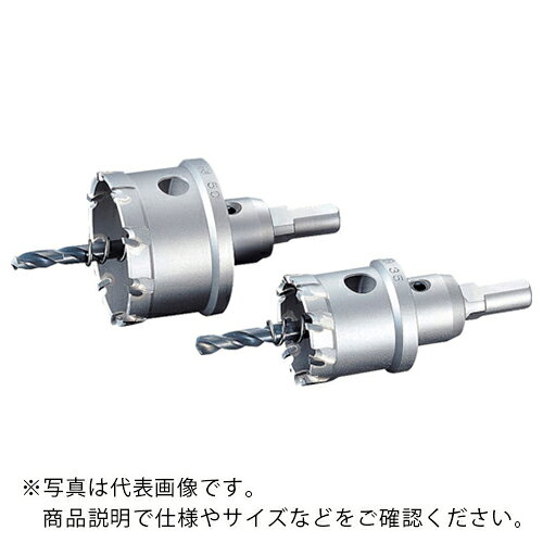 特長：ハードな使用にもチップ飛びしにくい3枚組刃を採用しています。厚鋼板から厚肉金属パイプなどの曲面穿孔も可能です。摩擦軽減を追求した刃設計により、従来品（平刃）に比べ、より軽くスピーディーな穿孔と長寿命を実現しました。ステップセンタードリ...