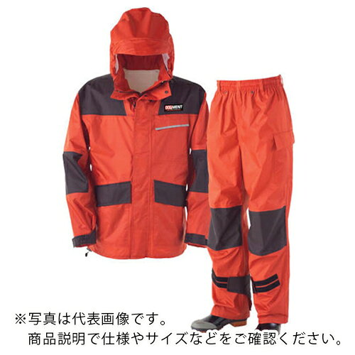 特長：作業時の運動性を考慮した立体裁断を採用しています。肩・肘・膝を耐久性と安全性から高強力素材で、二重に補強するなど細部のディティールまで徹底的にこだわり抜いた仕事に最適なレインウェアです。用途：雨天時の野外作業に。仕様：色：オーロラレッ...