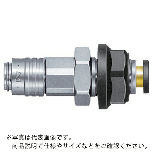 特長：ソケットにバルブを備えながらスリーブ外径9.5mmの小型タイプで、押し込むだけのワンタッチ接続です。用途：仕様：最高使用圧力(MPa)：1.0使用流体：空気適合チューブ外径(mm)：4使用温度範囲(℃)：-20〜80耐圧力(MPa)：...
