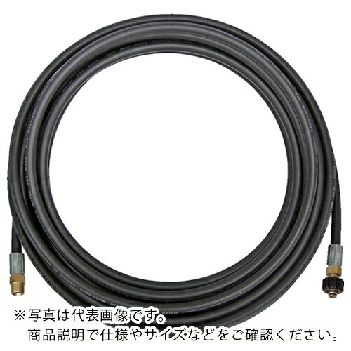 用途：高圧洗浄機用高圧ホース。仕様：適合機種：高圧洗浄機10／100G・11／110クイックカプラ仕様　長さ：30m材質／仕上：外装：ゴム補強層：ステンレスカプラ：黄銅　●代表画像について 商品によっては、代表画像を使用している場合がござい...
