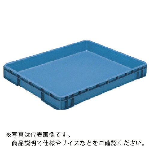 仕様：容量(L)：19.3色：ブルー外形寸法(mm)間口：690外形寸法(mm)奥行：540外形寸法(mm)高さ：84有効内寸(mm)間口：650有効内寸(mm)奥行：500有効内寸(mm)高さ：59適合カード差し(別売)：短手面A差込材質...