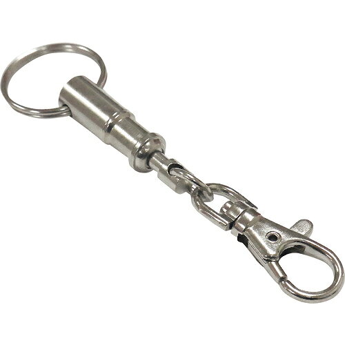 特長：片側にキーリングが付いているのですぐに使用できます。ベルト側の金具とチェインは取り外しできます。用途：キーホルダーに。仕様：ニッケルキーホルダー　●代表画像について 商品によっては、代表画像を使用している場合がございます。 商品のカラ...