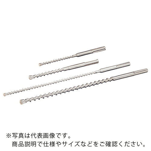 特長：強力な打撃回転力をロスなく効率的に刃先に伝えるSDS-maxハンマードリル専用ビットです。シャンク部から刃先までの一体設計により、貫通穴、深穴作業にも抜群の威力を発揮します。用途：コンクリート、石材、ブロック、モルタル、日本壁用。仕様...