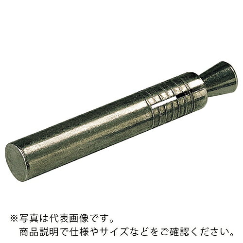 特長：対象物にハンマーで打ち込み、器材の金具を直接溶接して取り付ける溶接用アンカーです。用途：サッシの窓枠留めに。仕様：外径(mm)：10全長(mm)：60ドリル径(mm)：10.5埋込深さ(mm)：30引張最大荷重(kN)：14.2下穴径...