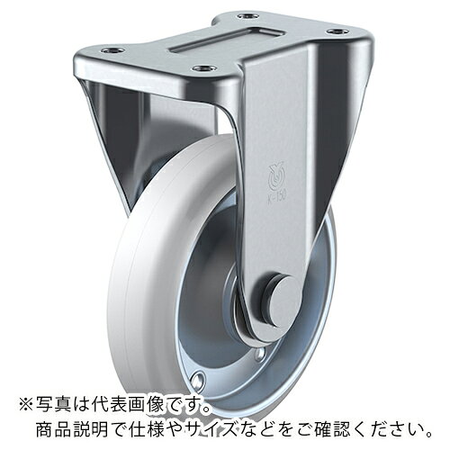 特長：標準的な大型キャスターで、重量物の運搬に数多く使用されています。走行性、耐油性に優れた耐油ゴム車輪を使用しています。用途：重量物の運搬に。仕様：車輪径D(mm)：200許容荷重(daN)：250許容荷重(kgf)：255車輪幅(mm)...