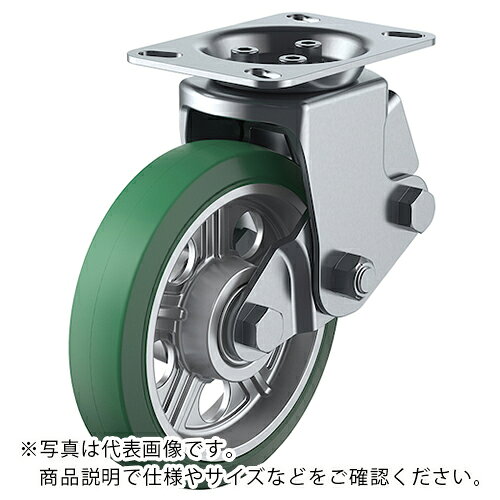 特長：内蔵された緩衝器が走行時の衝撃を吸収することにより、積載物を守ります。抜群の衝撃吸収能力と高い共振防止性能により、牽引時においても台車の走行音を大幅に低減でき、環境改善に大きく貢献します。走行性に優れ、耐久性の高い耐摩耗ゴム車輪を使用...