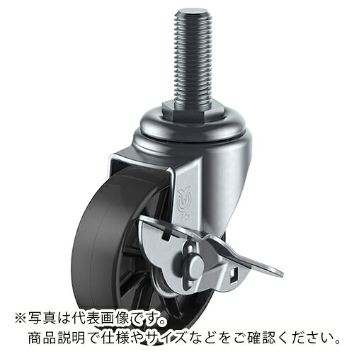 特長：走行性・耐荷重を備えた標準的な小型キャスターです。耐摩耗性に優れたナイロン車輪を使用しています。用途：ラック、ワゴンなどに。仕様：車輪径D(mm)：65タイプ：自在式許容荷重(daN)：70許容荷重(kgf)：71.4車輪幅(mm)：...