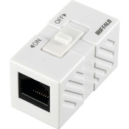 特長：RJ-45モジュラージャックを持つLANケーブルの延長・中継コネクタです。LANケーブルをつなげ延長できます。手元のスイッチで簡単に通信のオンオフ切替え可能です。仕様：色：ホワイトタイプ：RJ45スイッチ付き中継コネクターケーブル色：...