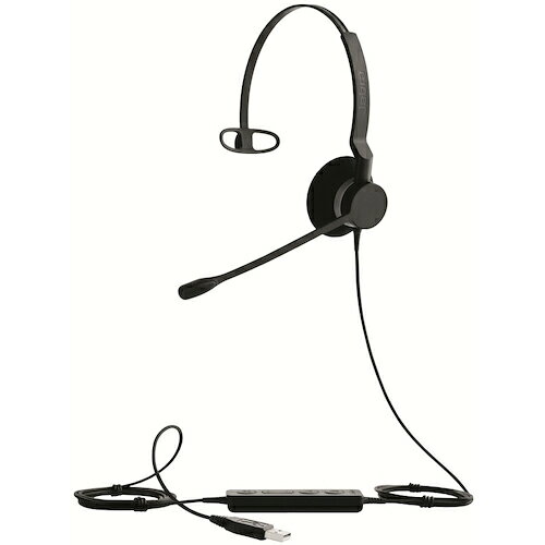 特長：人気のJabra BIZ 2300シリーズのUSBモデルです。仕様：両耳/片耳：片耳ケーブル長(m)：2.35接続：USBスピーカー：モノラル　●代表画像について 商品によっては、代表画像を使用している場合がございます。 商品のカラー...