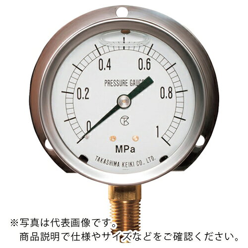 特長：圧力計内部にグリセリンを封入し、内部機構を保護して抜群の耐久、耐震性です。用途：圧力計では不可能とされていた激しい振動、脈動の場所に最適です。仕様：圧力レンジ(MPa)：0.0〜0.4最小目盛(MPa)：0.01呼称：GR B G1/...