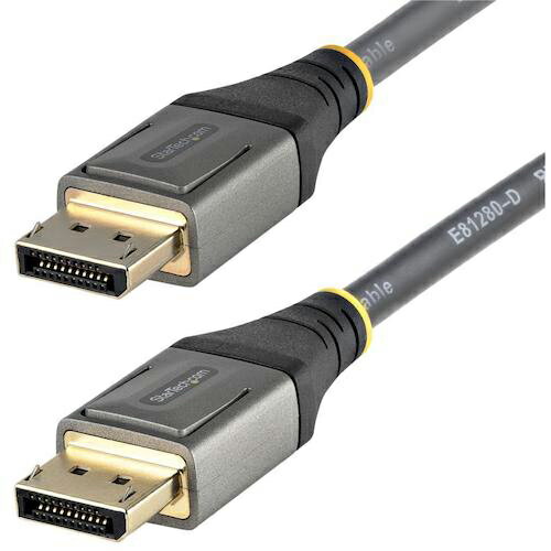 特長：32.4Gbos帯域、8Kに対応するVESA認証ケーブルです。信号の完全性を保つワイヤーマネージャーを内蔵しています。酸化と変色を防ぐ金めっきコネクターを使用しています。ハイスペックグラフィックカードを使用する環境に最適です。ライフタ...