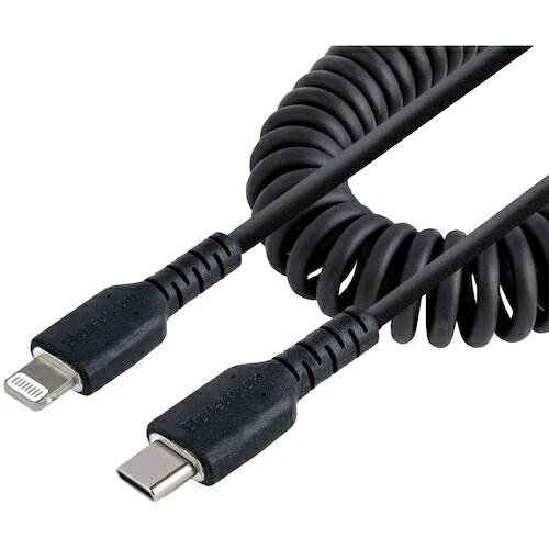 特長：頑丈で引っ張りに強いアラミド繊維を使用しています。USB-CポートからLightningデバイスへ急速充電・データ通信を行います。耐久性に優れ、毒性がなくハロゲンフリーのTPE被覆材を使用しています。車のグローブボックスなどで便利なコ...