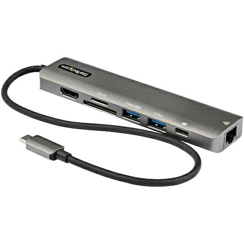 特長：USB-Cノートパソコンの接続機能を拡張します。携帯用のドッキングステーションとして便利です。ポートへの負担を軽減する長尺30cmのホストケーブルがついています。DP 1.4 Altモード対応のホスト（Intel 第11世代以降）で4...