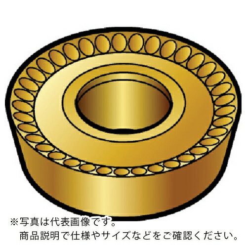 特長：構成刃先と塑性変形に優れた耐性を発揮します。用途：一般旋削加工鋼用。仕上げ加工用。仕様：適合被削材：PKチップ形状：円形厚さ(mm)：3.175コーナ半径(mm)：4チップ逃げ角(°)：7コーティング：Uncoated加工形態：中切削...